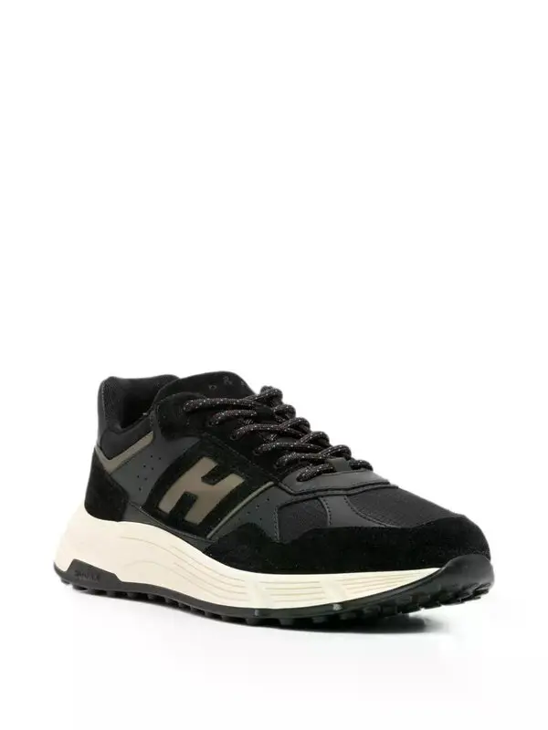 Hogan Paneled Logo Patch Sneakers