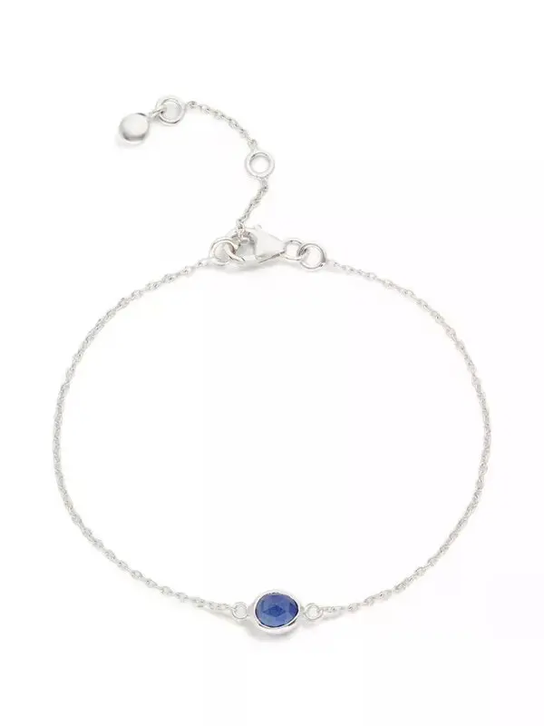 AUREE JEWELLERY Mini Manhattan Sapphire Bracelet - Silver