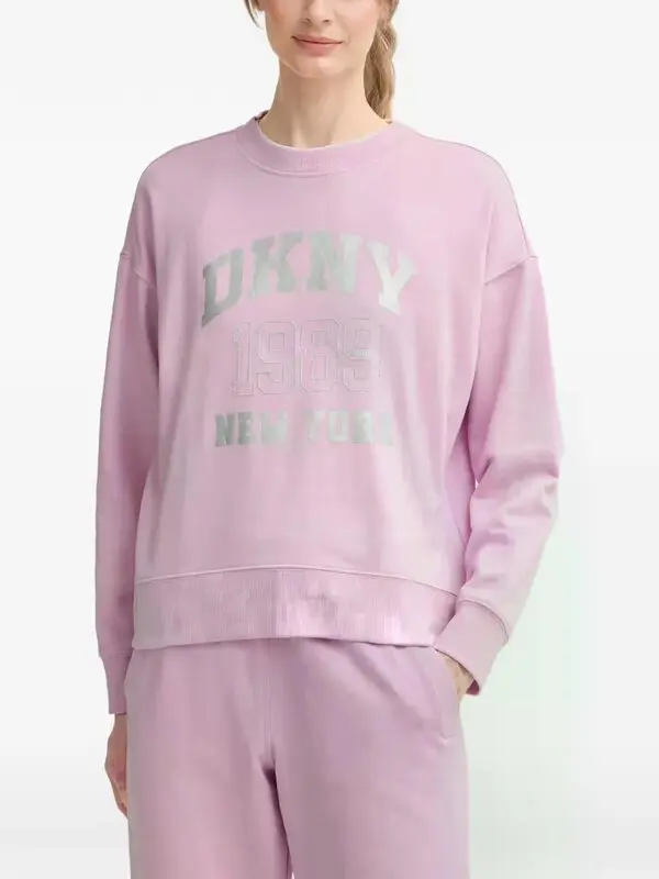 Dkny Logo Print Sweatshirt