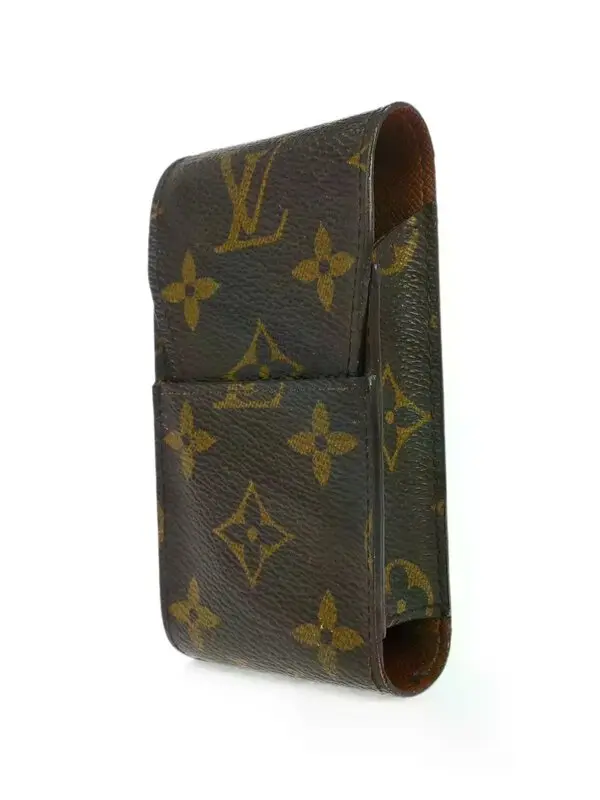 LOUIS VUITTON 2005 Monogram Cigarette Case - Brown