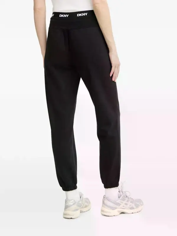 Dkny Logo Waistband Drawstring Track Pants