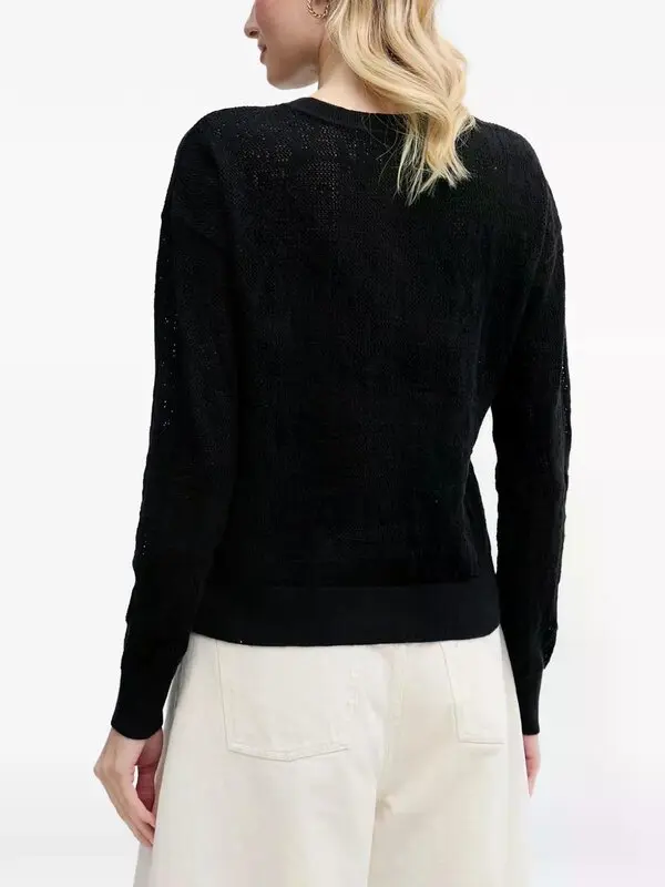 Dkny Patterned Knit Sweater