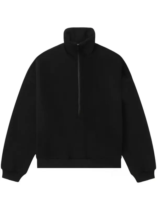 Fear Of God Half Zip Mock Neck Sweatshirt