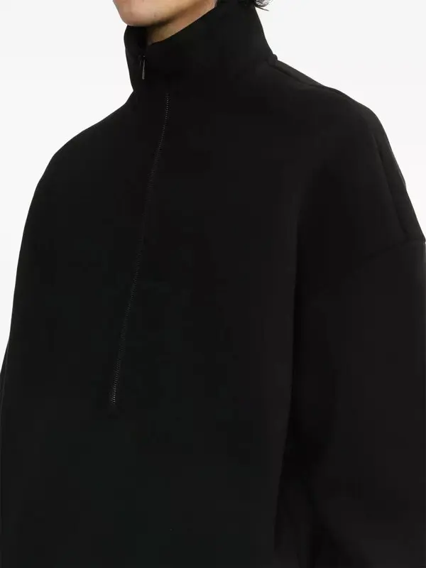 Fear Of God Half Zip Mock Neck Sweatshirt