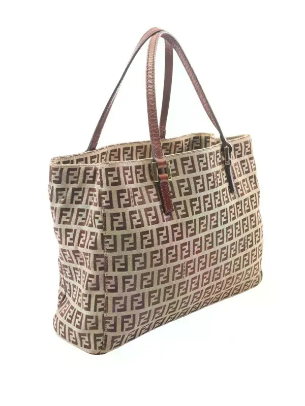Fendi Zucchino Canvas Tote Bag