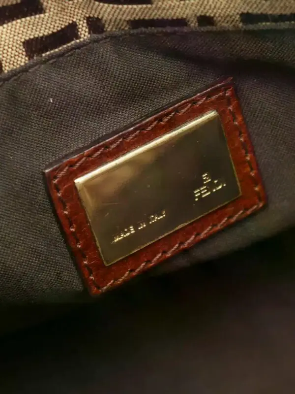 Fendi Zucchino Canvas Tote Bag