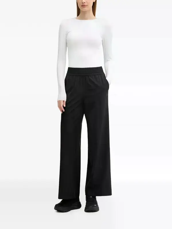 Dkny High-rise Wide-leg Trousers