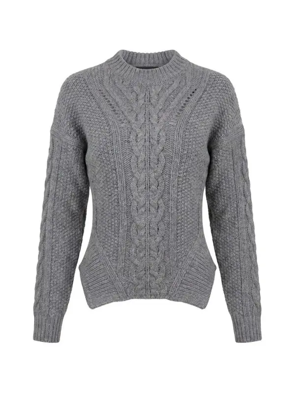 DONDUP Cable Knit Wool Sweater