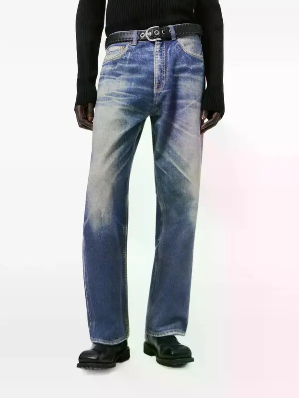 Our Legacy Third Cut Straight-leg Jeans - Blue