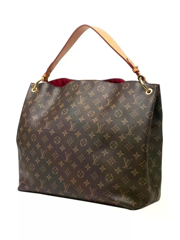 LOUIS VUITTON 2017 Monogram Graceful Mm Shoulder Bag - Brown