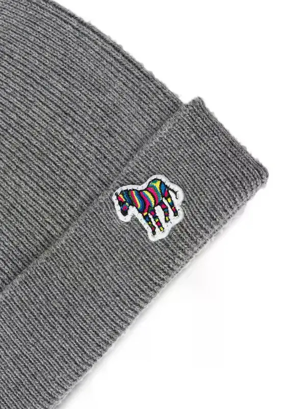 Paul Smith Zebra Patch Beanie