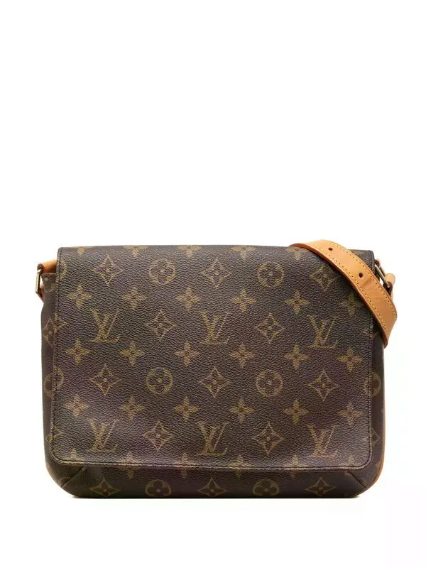 LOUIS VUITTON Monogram Musette Tango Shoulder Bag - Brown