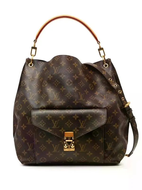 LOUIS VUITTON Monogram Metis Hobo Satchel - Brown