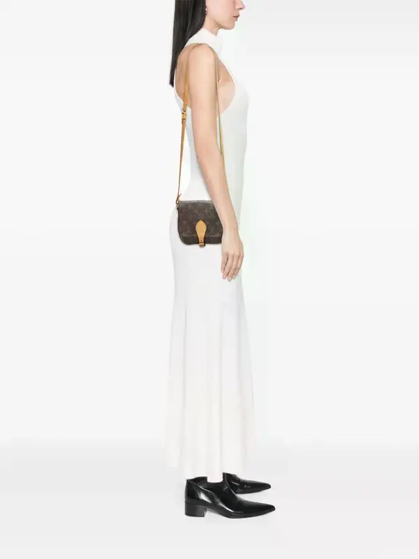 LOUIS VUITTON 1996 Monogram Cartouchiere Pm Crossbody Bag