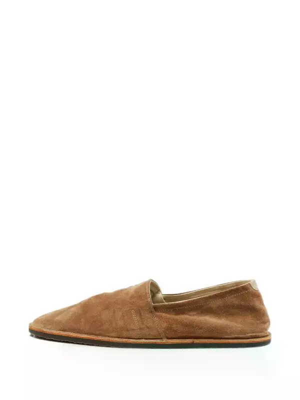 Brunello Cucinelli Suede Slip-on Loafers