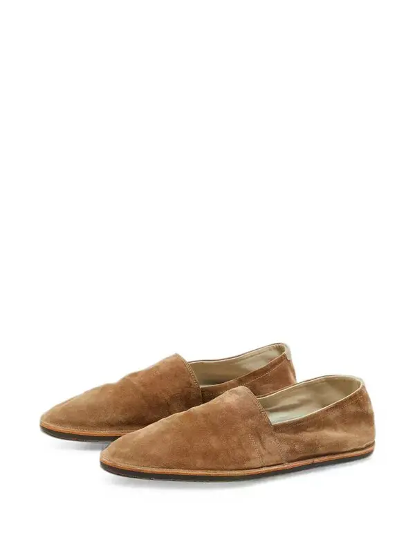 Brunello Cucinelli Suede Slip-on Loafers