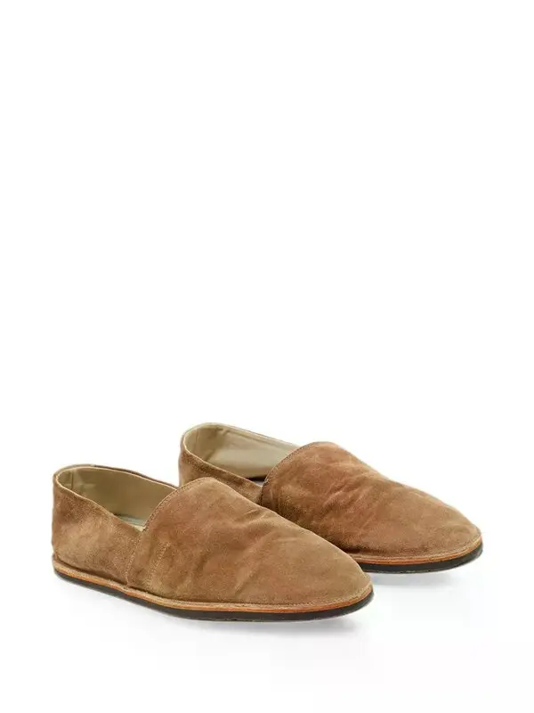 Brunello Cucinelli Suede Slip-on Loafers