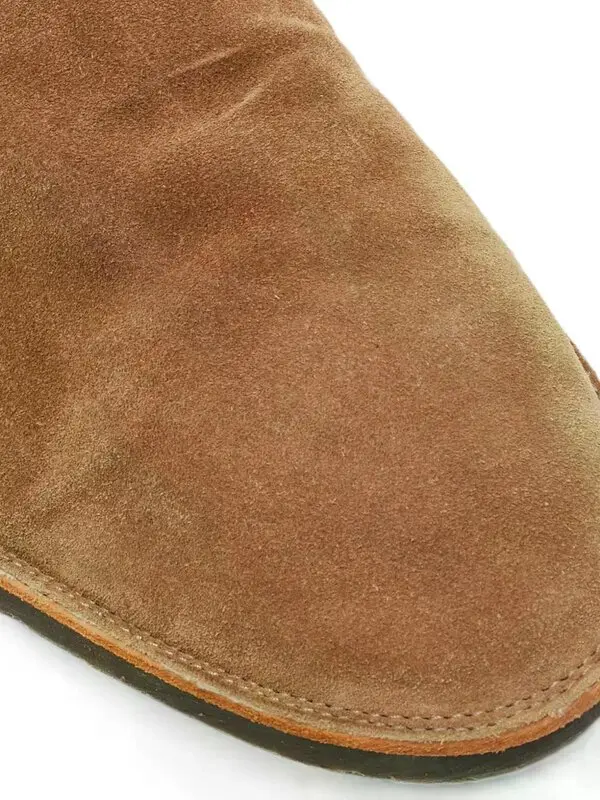 Brunello Cucinelli Suede Slip-on Loafers