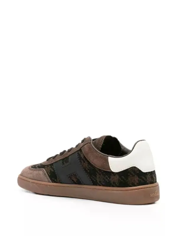 Hogan Houndstooth Pattern Sneakers