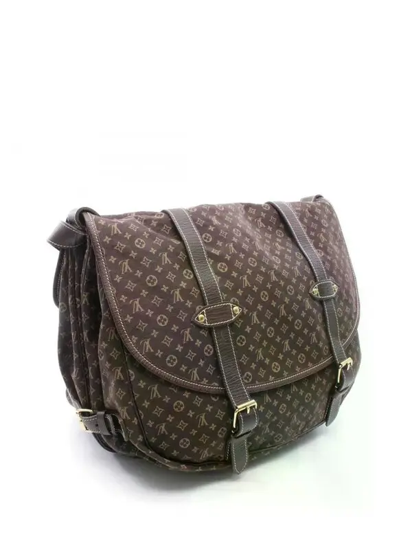 LOUIS VUITTON Monogram Mini Lin Saumur Xl Bag