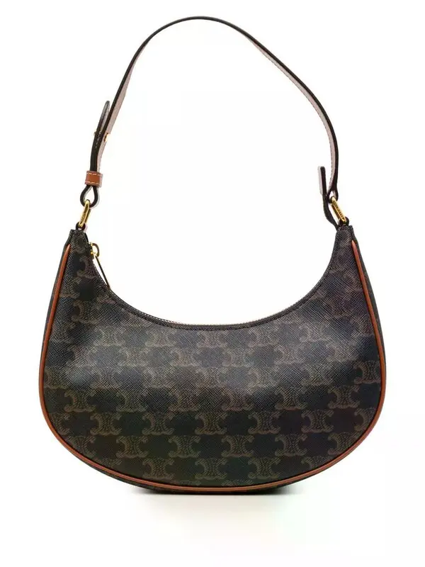 Celine Triomphe Coated Canvas Ava Shoulder Bag