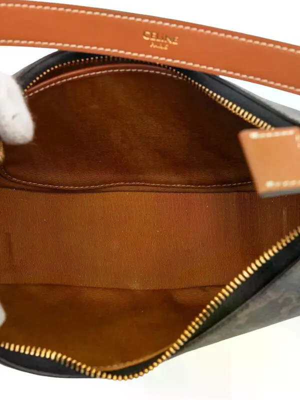 Celine Triomphe Coated Canvas Ava Shoulder Bag