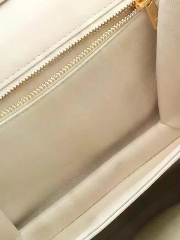 Celine Tabou Leather Crossbody Bag - White