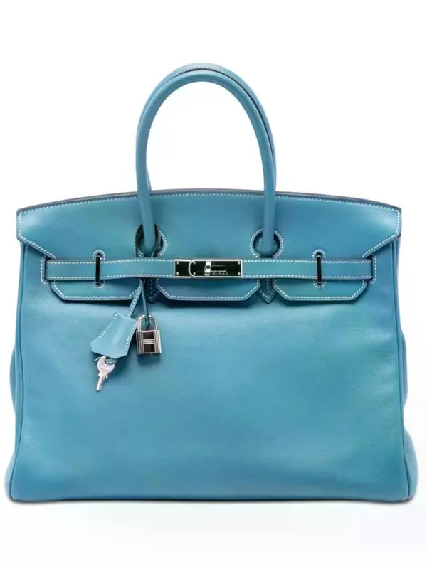 Hermès Birkin 35 Handbag - Blue
