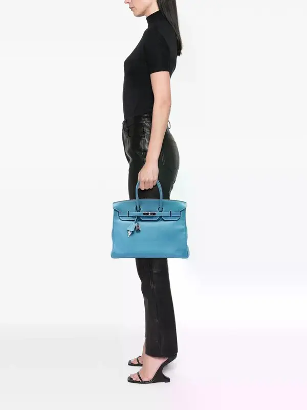 Hermès Birkin 35 Handbag - Blue