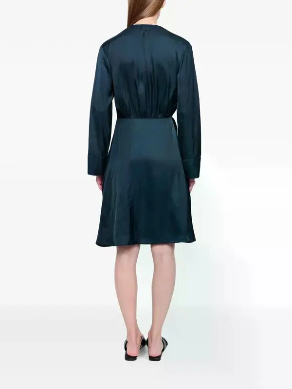 Zadig&Voltaire Remoir Satin Wrap Dress