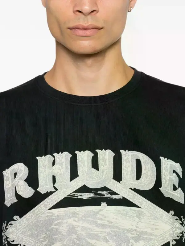 Rhude Dakar Convoy Logo-print T-shirt