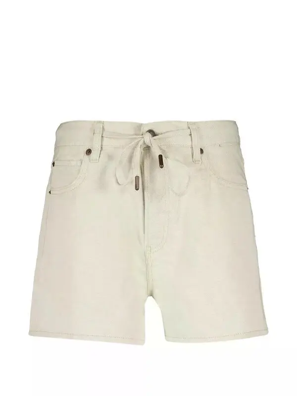 FRAME Off Duty Relaxed-fit Shorts - Neutrals