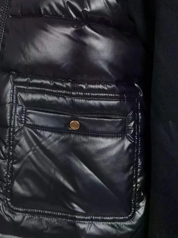 Moncler Quilted Panel Zip-up Jacket
