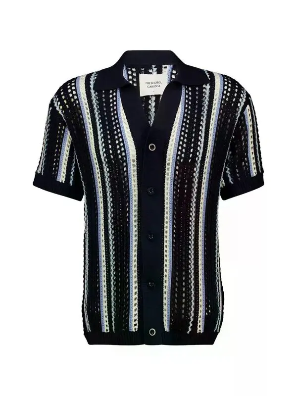 Frescobol Carioca Pinto Crochet-knit Shirt