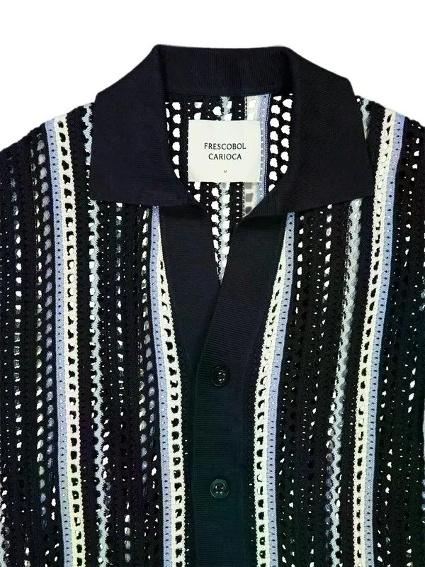 Frescobol Carioca Pinto Crochet-knit Shirt