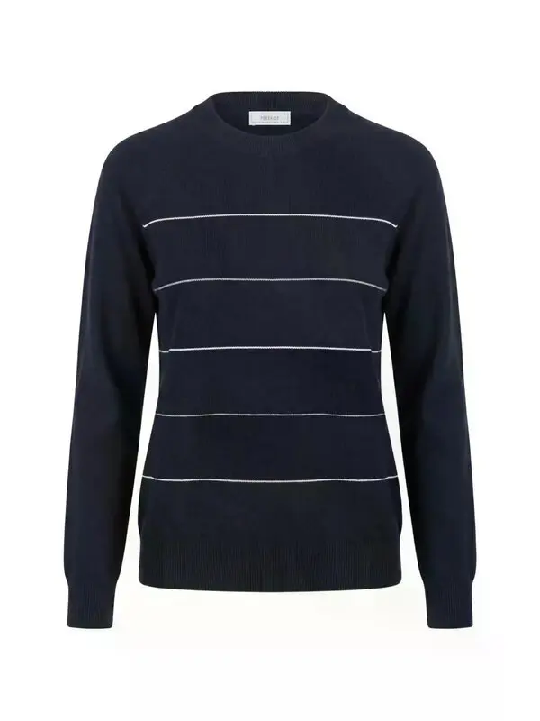 Peserico Striped Crew Neck Sweater