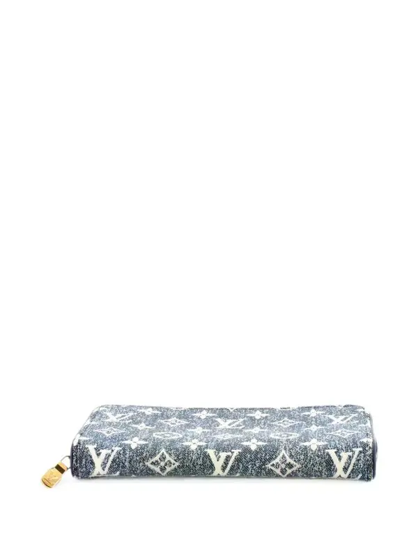 LOUIS VUITTON Zippy Wallet Denim Small Wallets - Blue