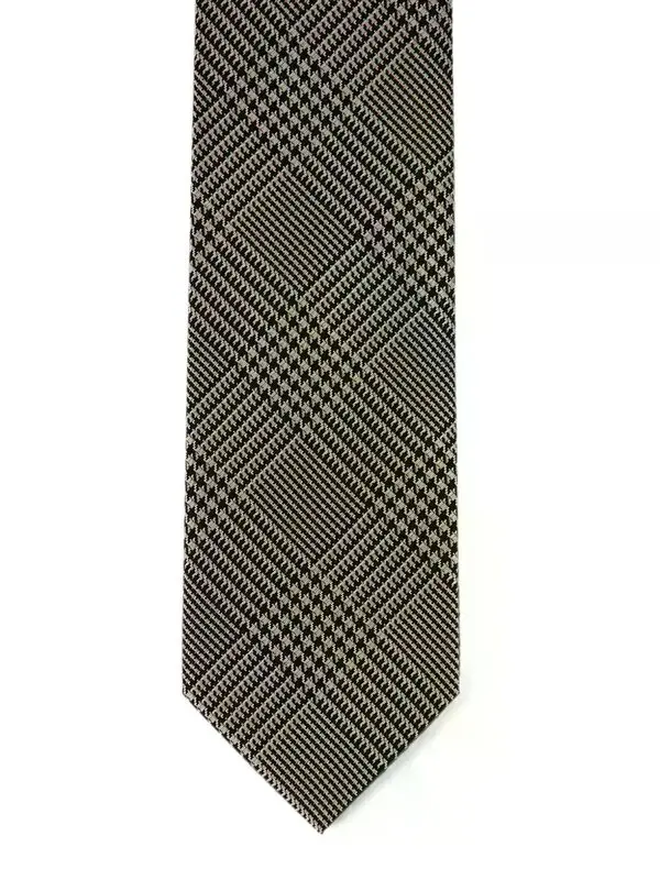 TOM FORD Prince Of Wales Check Silk Neck Tie