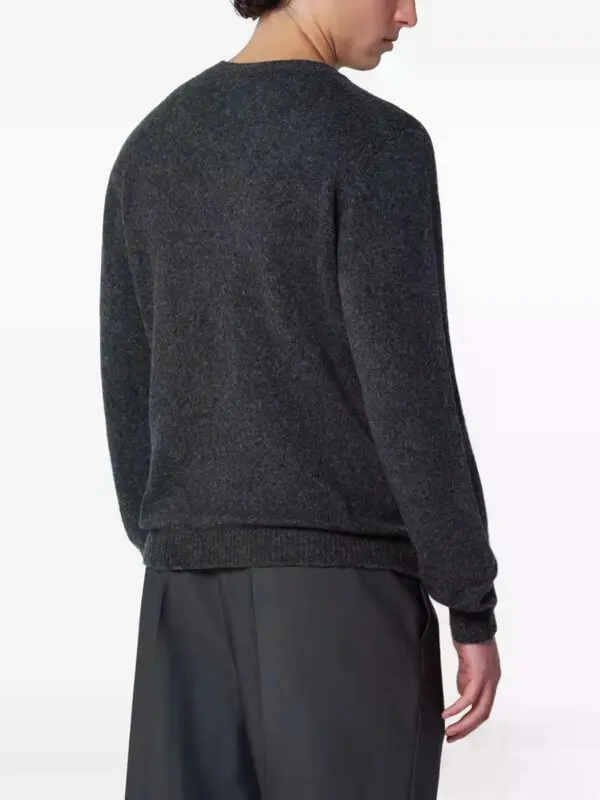 ROBERTO COLLINA Fine Knit Crew Neck Sweater