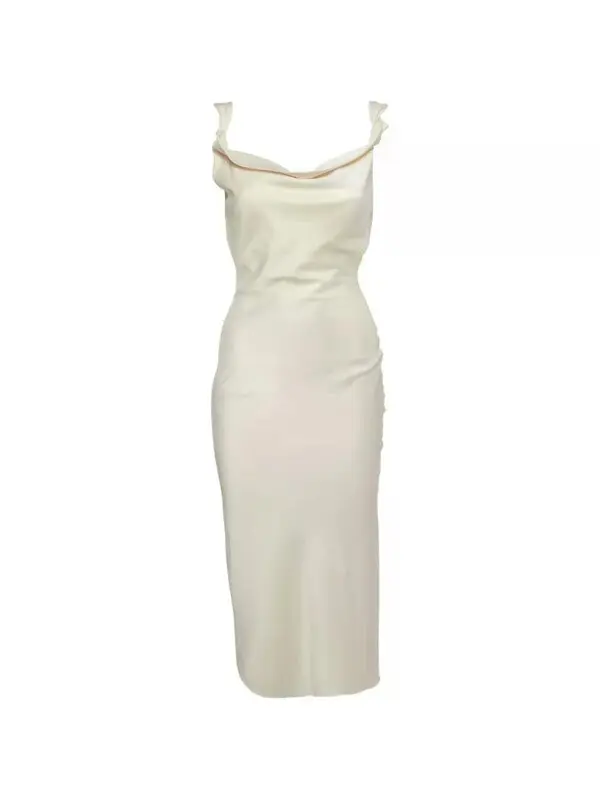 MICHAEL COSTELLO Cowl Neck Sleeveless Dress