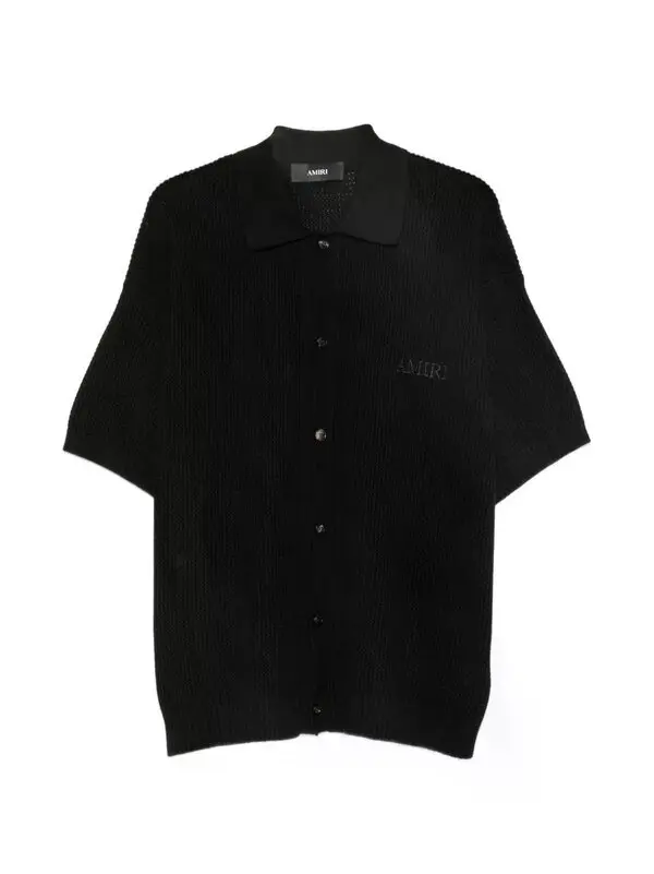 Amiri Crochet Short-sleeve Shirt