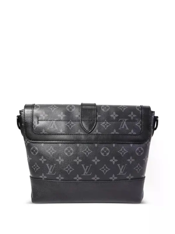 LOUIS VUITTON Saumur Monogram Eclipse Shoulder Bag