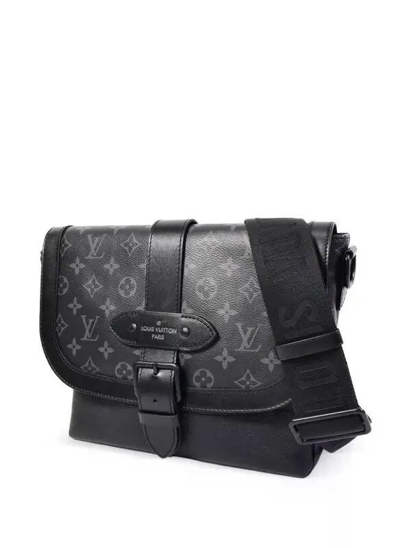 LOUIS VUITTON Saumur Monogram Eclipse Shoulder Bag