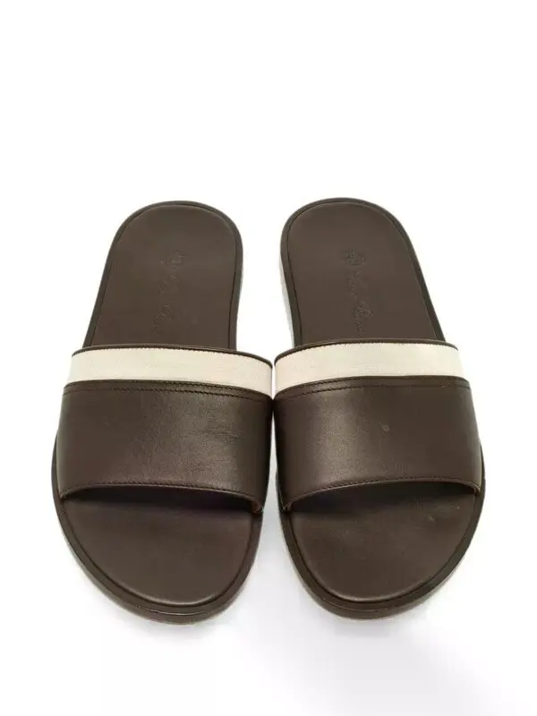 Loro Piana Logo-embossed Sandals
