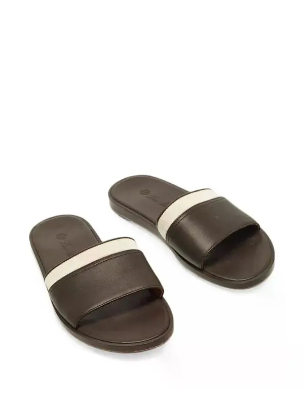Loro Piana Logo-embossed Sandals