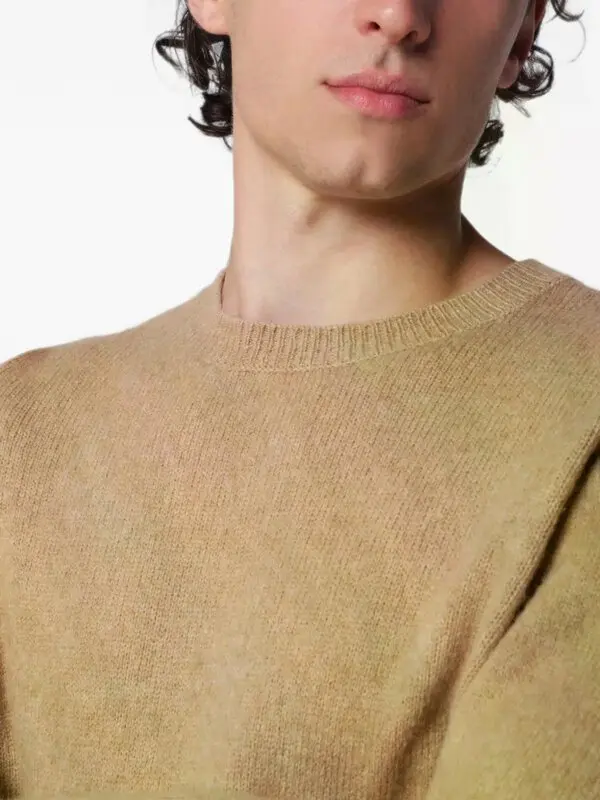 ROBERTO COLLINA Fine-knit Crew-neck Sweater