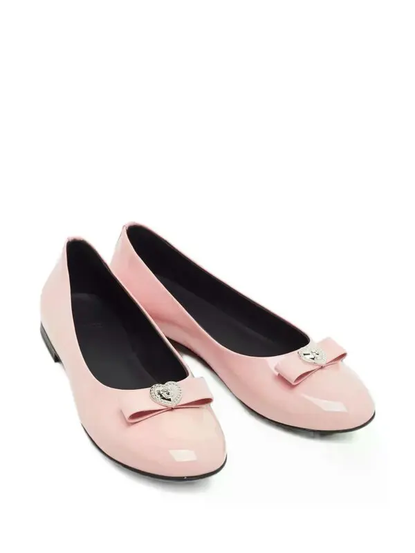 Versace Medusa Heart Ballet Flats