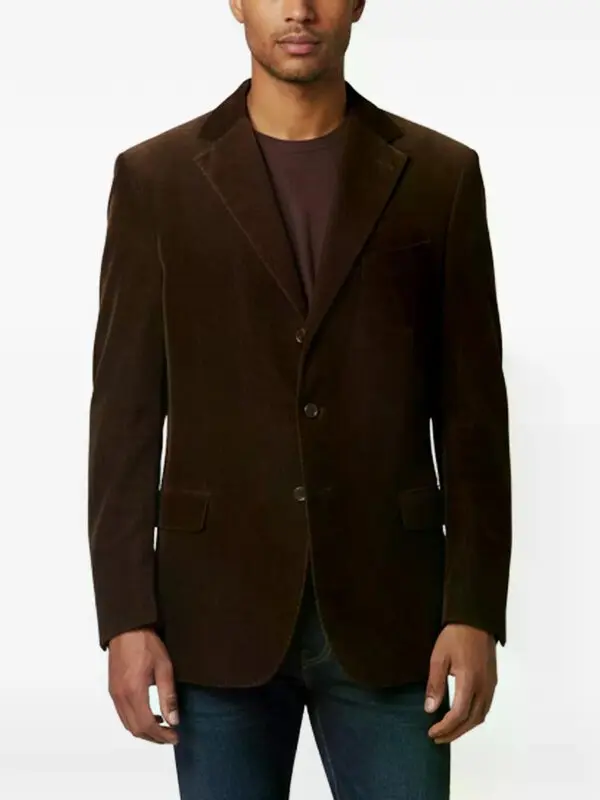 Zegna Corduroy Single-breasted Blazer
