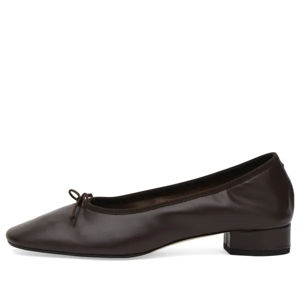 AeydĒ Onda Round Toe Ballet Flats - Moka