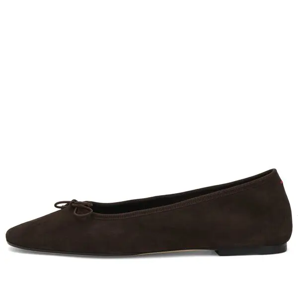 AeydĒ Tiby Suede Ballet Flats - Moka